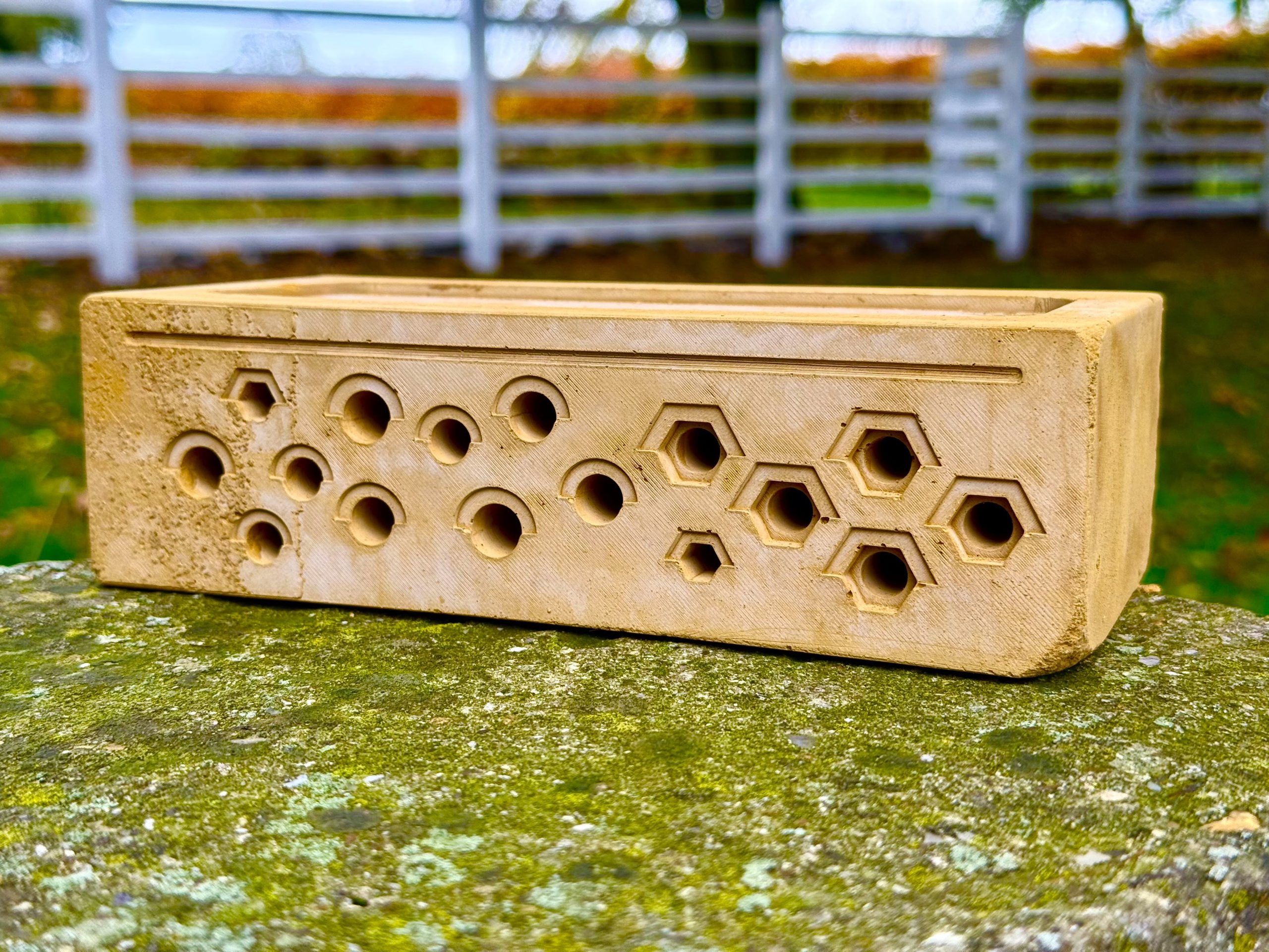 Wild Bee Brick - Next Generation Solitary Bee Habitat (Improved Deep ...